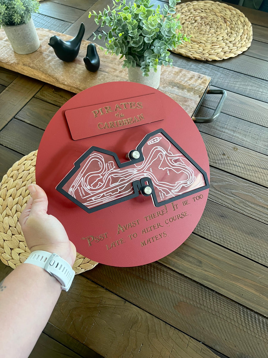 Blueprint Track Floating Sign – 27willowlane